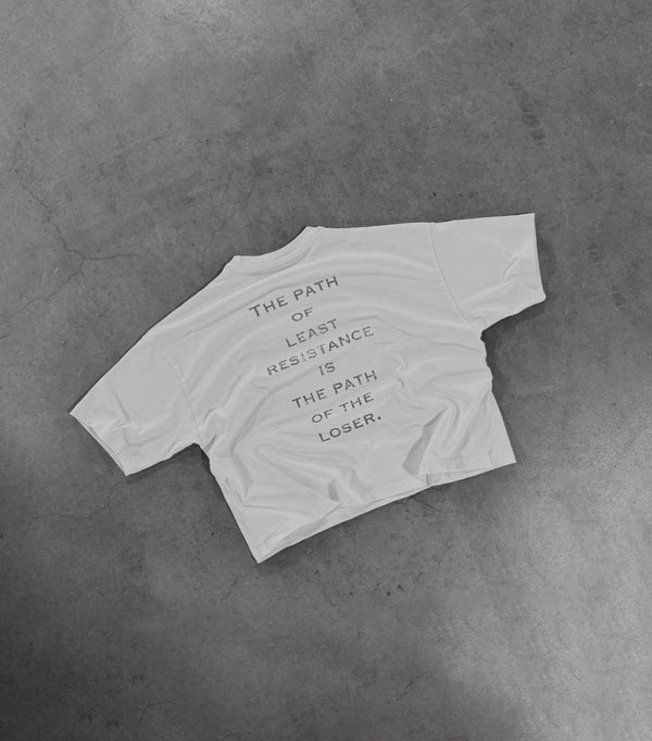 WHITE PATH TEE – PERFECT